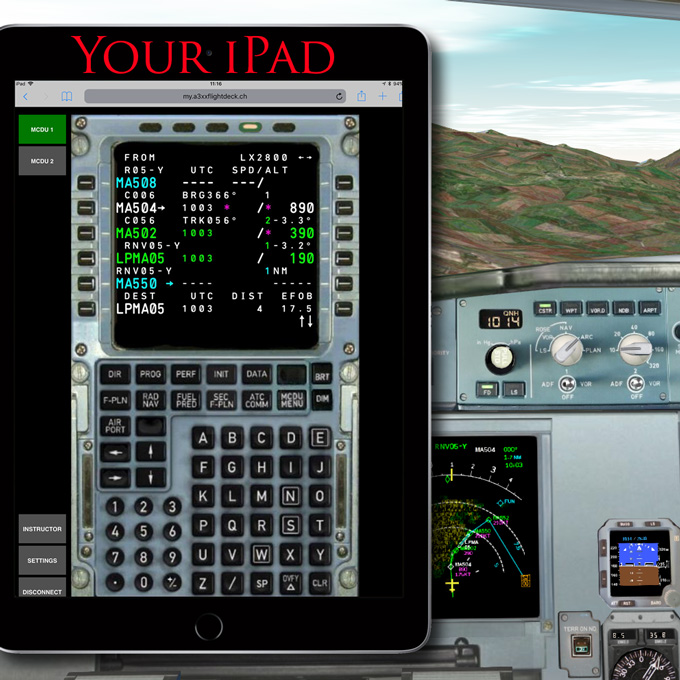 FlightDeck Simulator A32x by airlinetools - FlightDeck A32x - Home